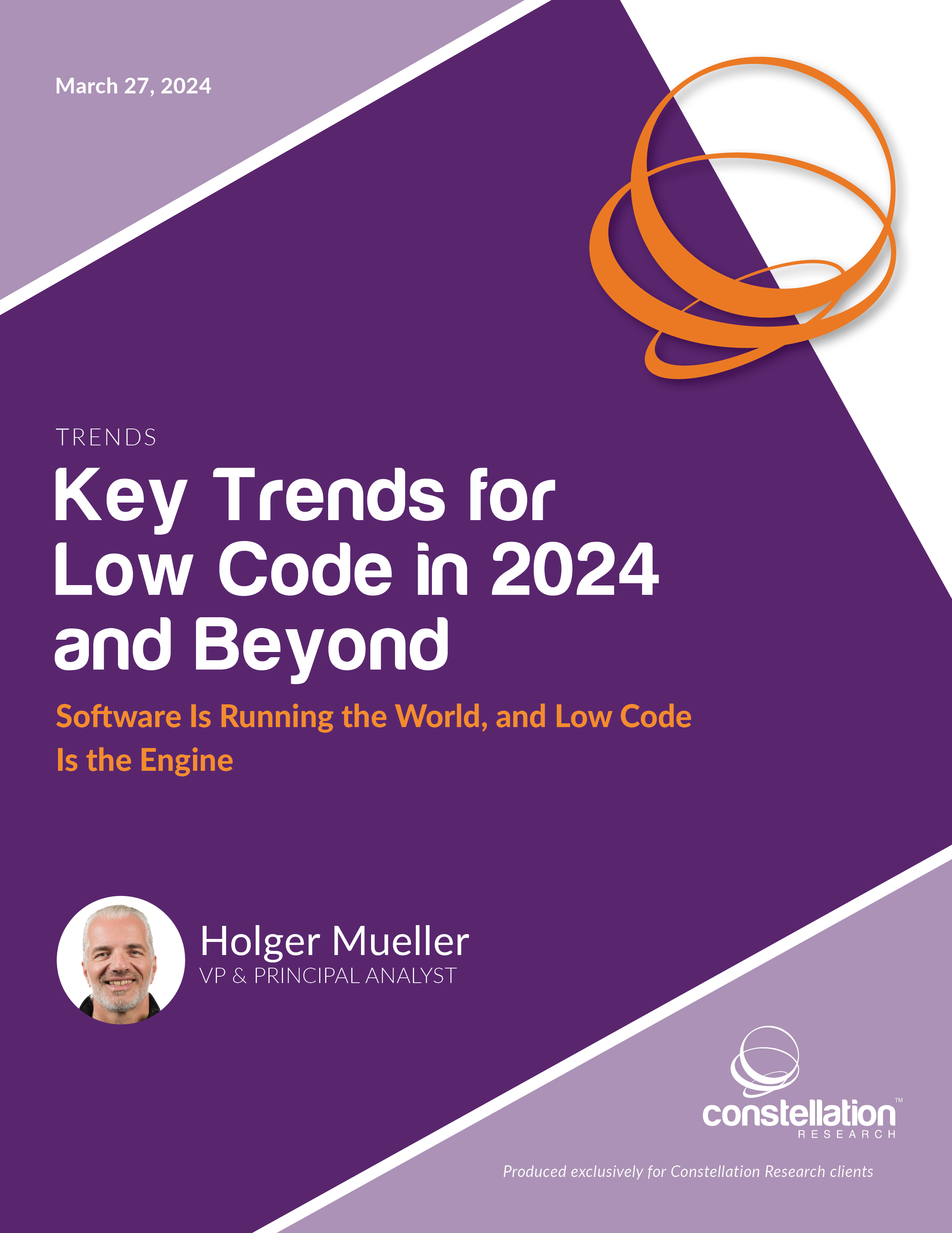 Key Trends for Low Code in 2024 and Beyond | Constellation Research Inc.